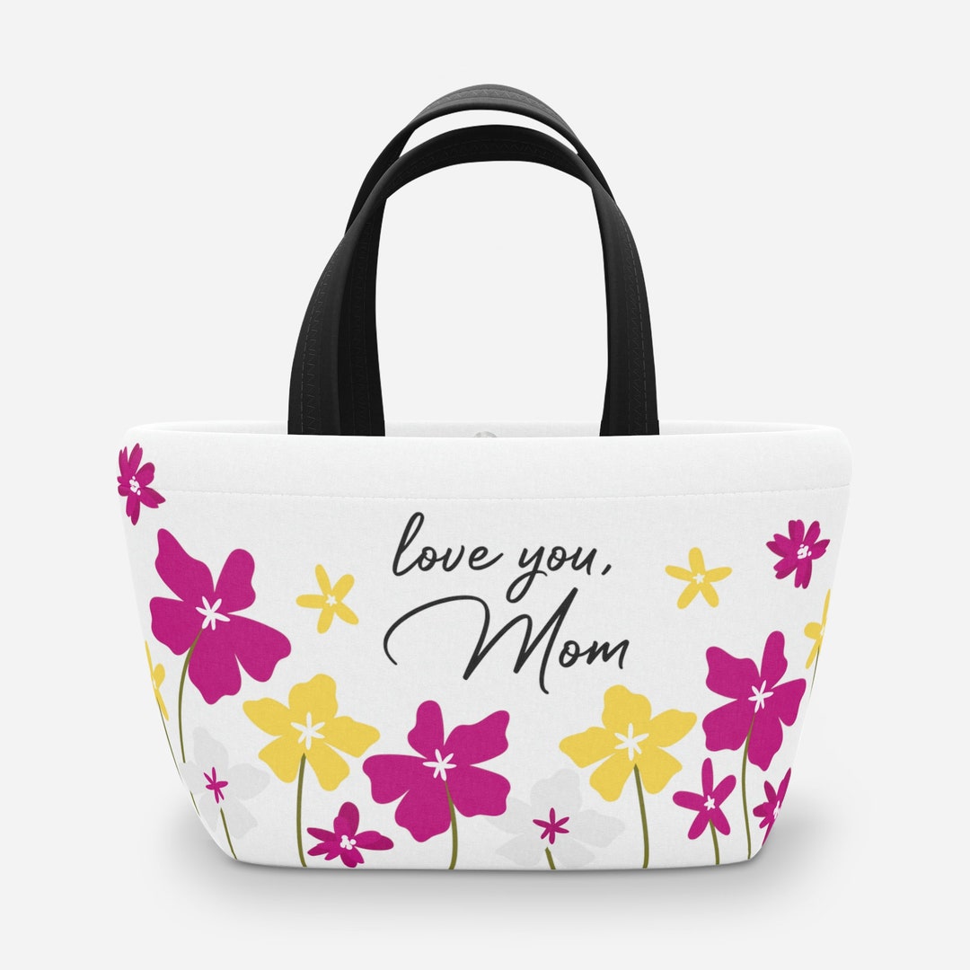 Love You Mom Lunch Bag, Happy Mother's Day Gift, Gift for Her, Best Mom ...