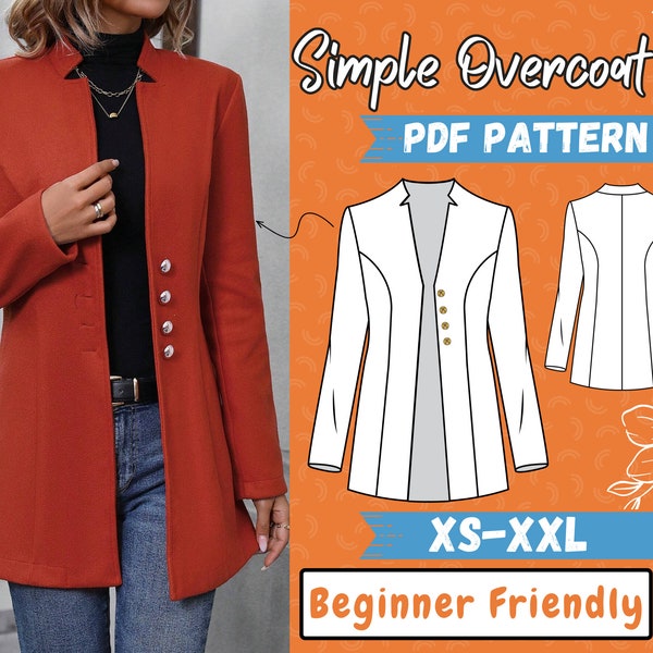 Winter Coat Pattern - Etsy