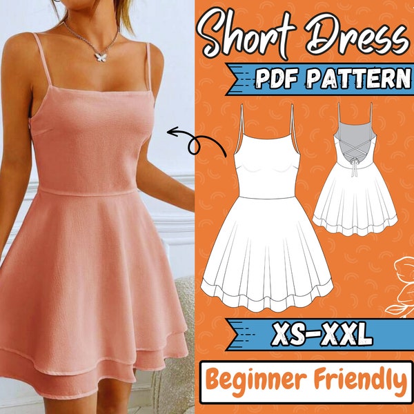 Backless Dress Pattern - Etsy