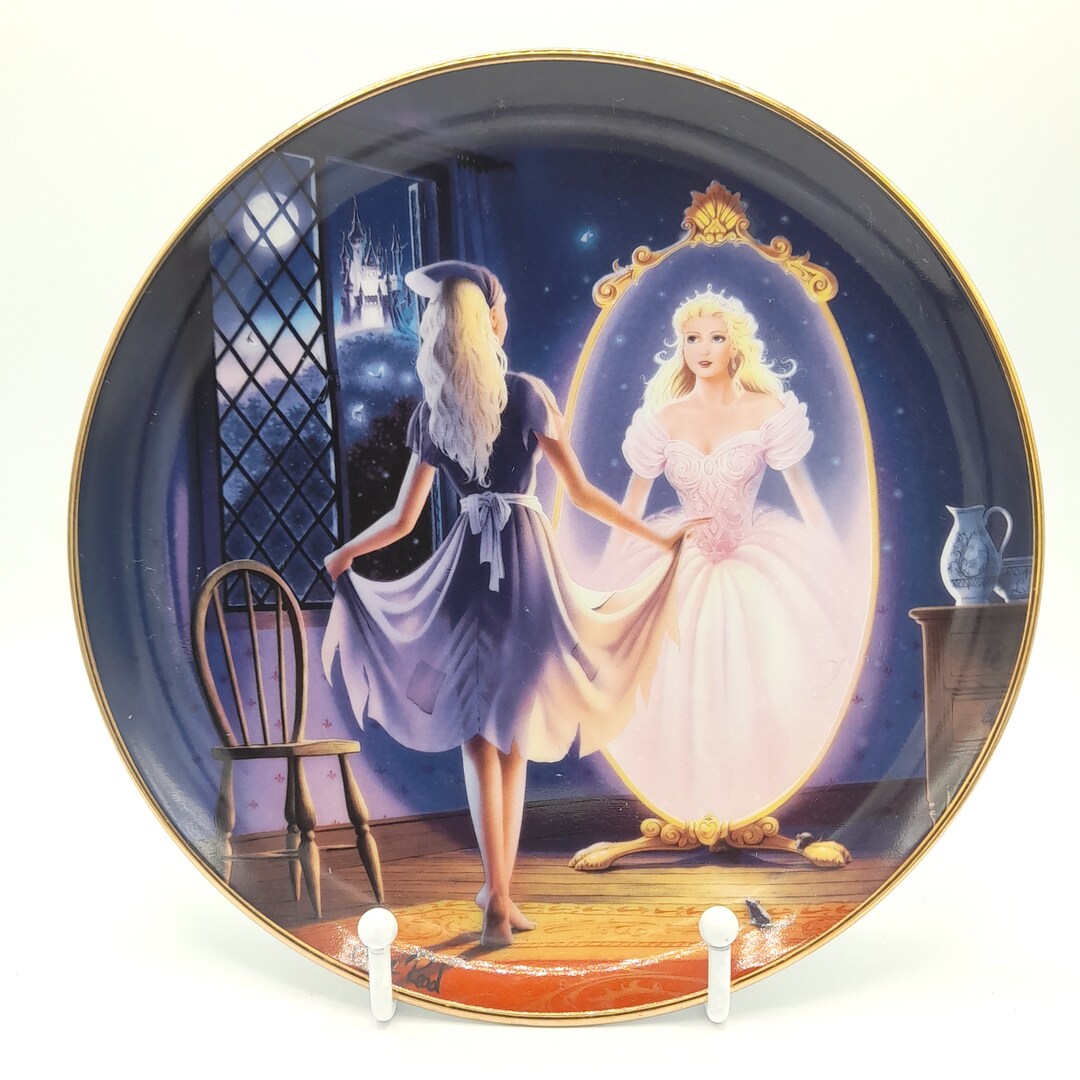 Cinderella Fairytale Princess Vintage Plate Reflection of a Dream ...
