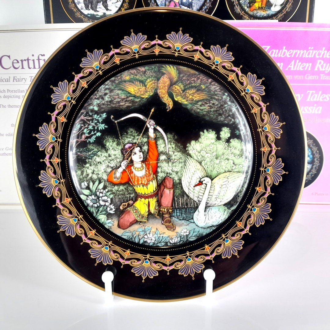 Fairy Tale Russian Story Plate With Original Collectors Paperwork of ...