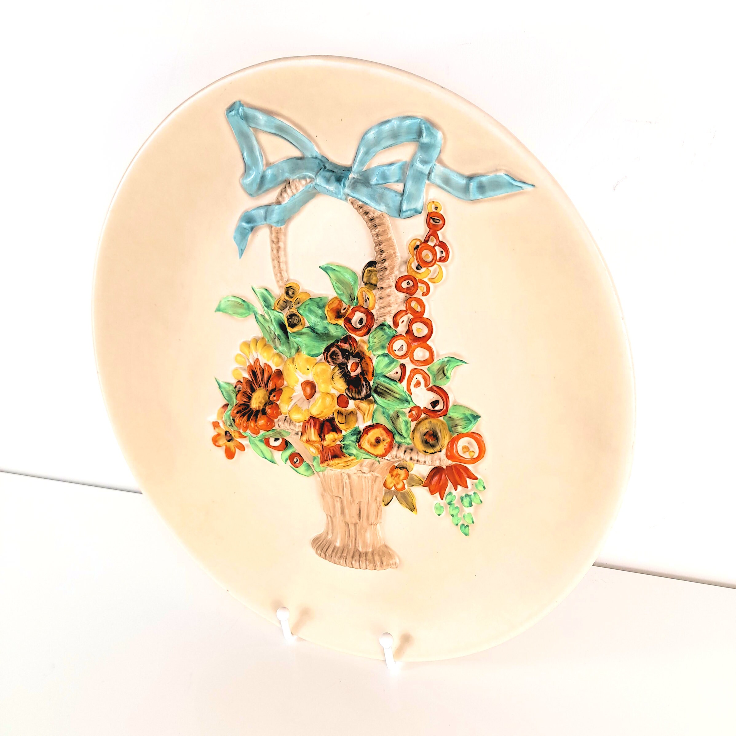 Clarice Cliff Original 1930's Large My Garden Pattern Art Deco Raised ...