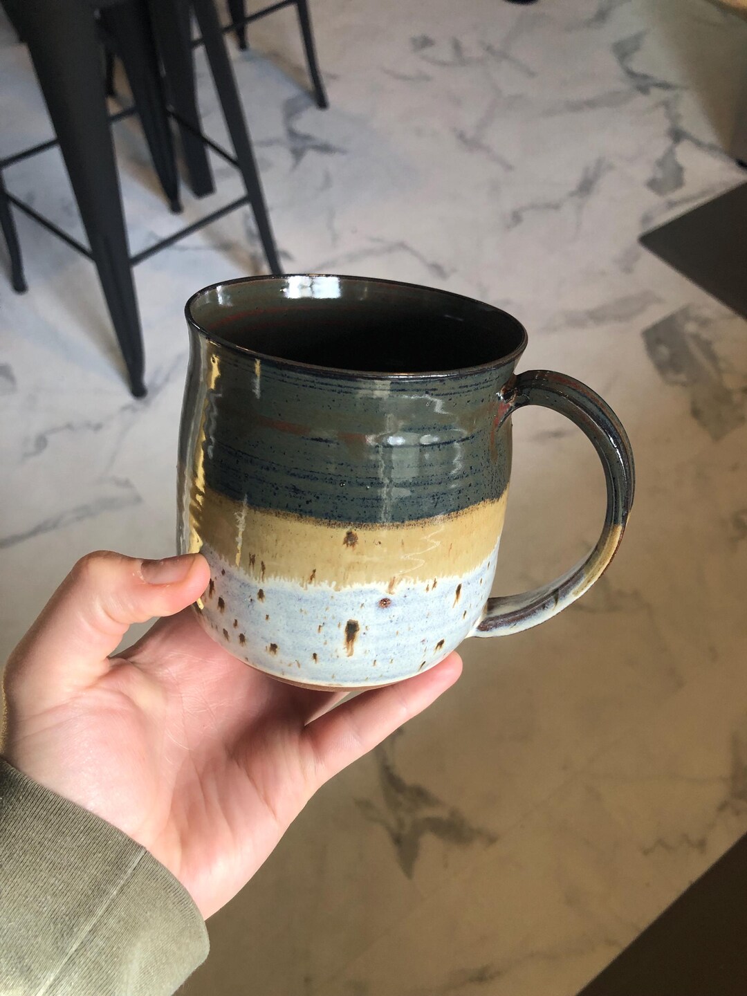 Layered Mug | Homemade Ceramics | Handmade Pottery | Speckled Glaze ...