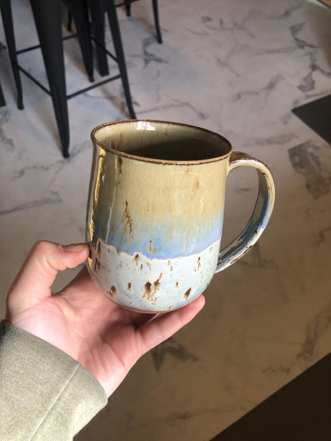 Ceramic Mug Layered Glazes Homemade Ceramics Handmade Pottery Bright ...