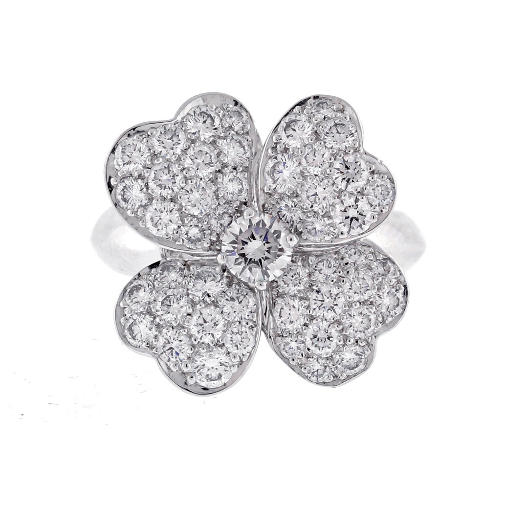 Van Cleef & Arpels Diamond Cosmos Ring - Etsy