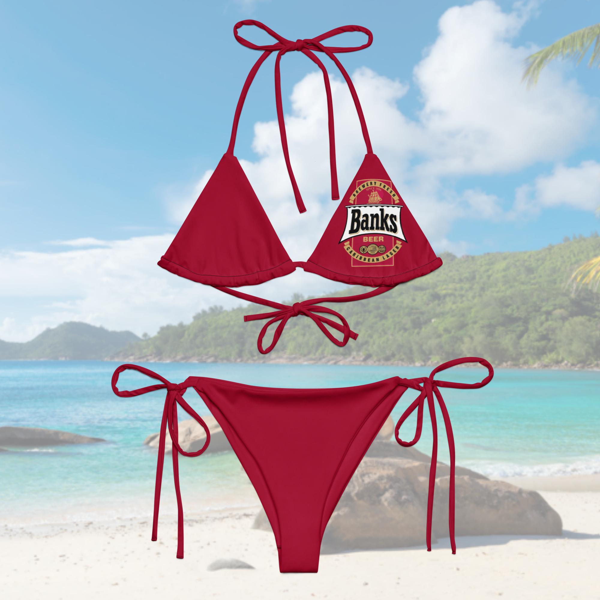 Banks Beer Logo String Bikini: Bajan Swimwear, Beer Lover Gift - Etsy