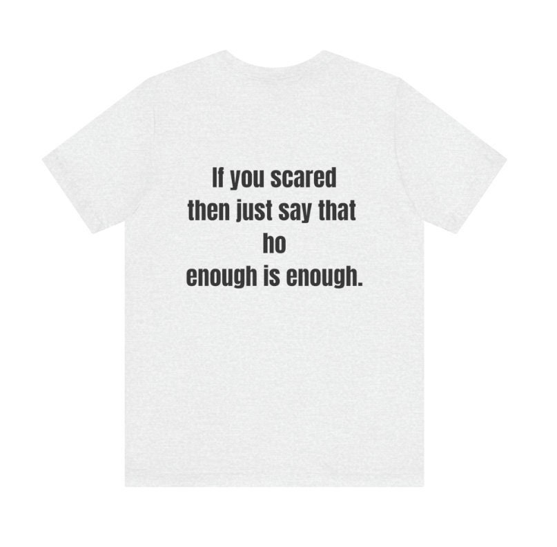 Cardi B Fan Shirt New Song Enough Lyrics Back Print Edition Gift for ...