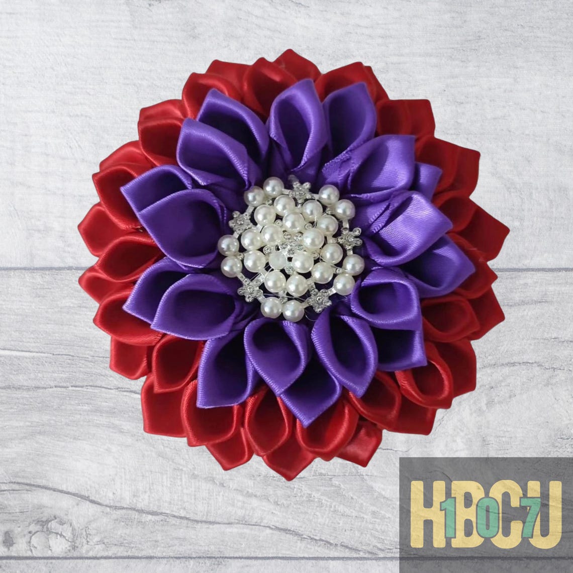 Red and Purple Brooch - Etsy