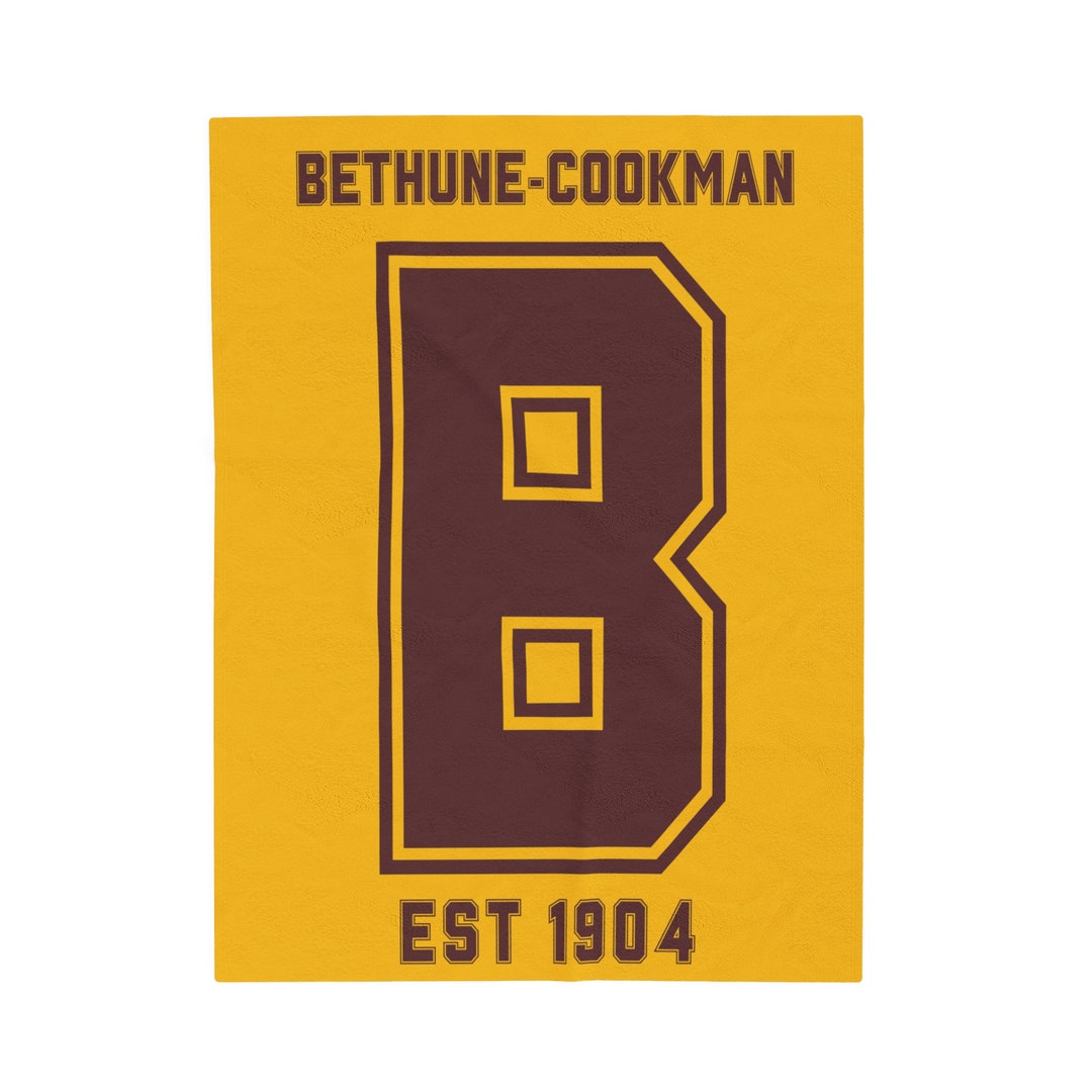 Bethune-cookman University Plush Blanket - BCU Alumni Gift - Dorm Decor ...
