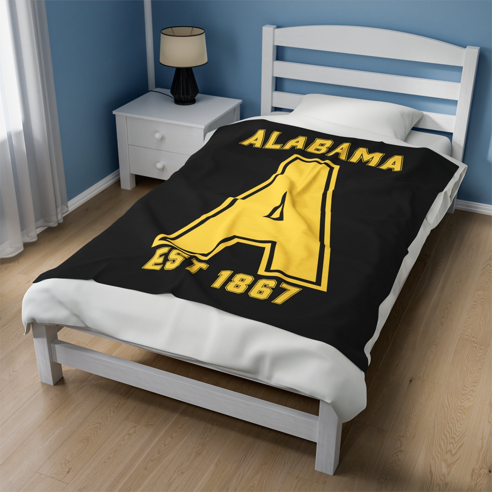 Alabama State Plush Blanket - 107 HBCU - ASU Almuni - Etsy