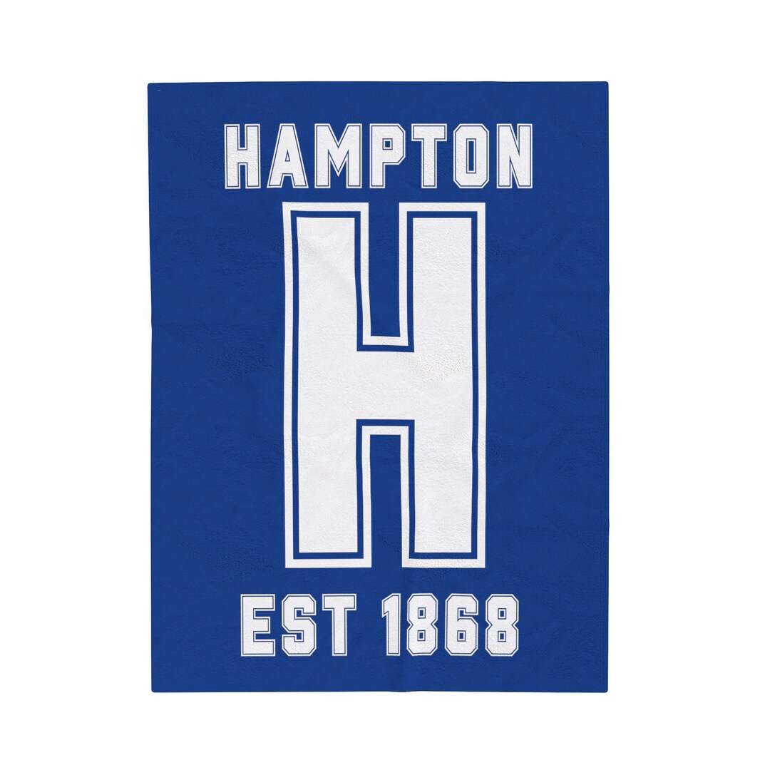 Hampton University Plush Blanket - 107 HBCU - Etsy