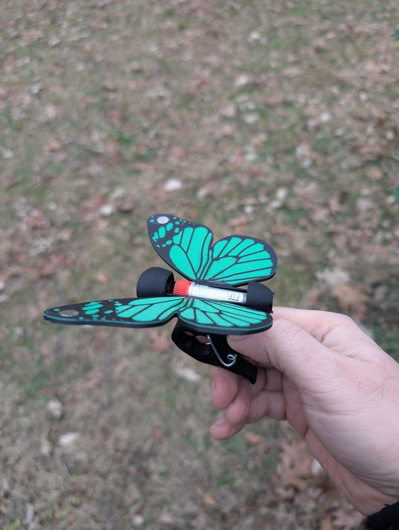 Butterfly Geocache - Unique 3d Printed Geocaching Container With Log ...