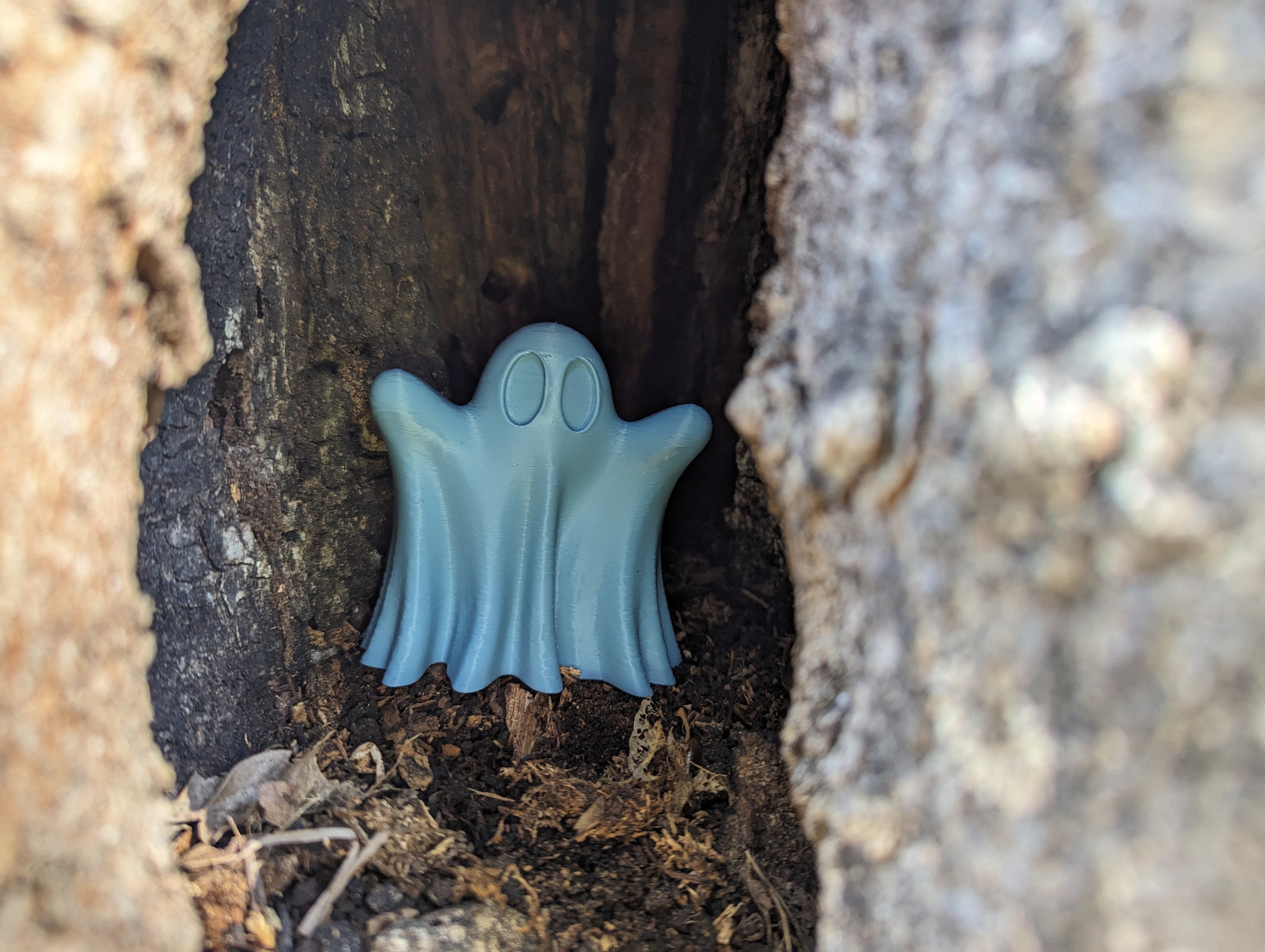 Spooky Ghost 3d Printed Geocache With Log Ready to Be - Etsy