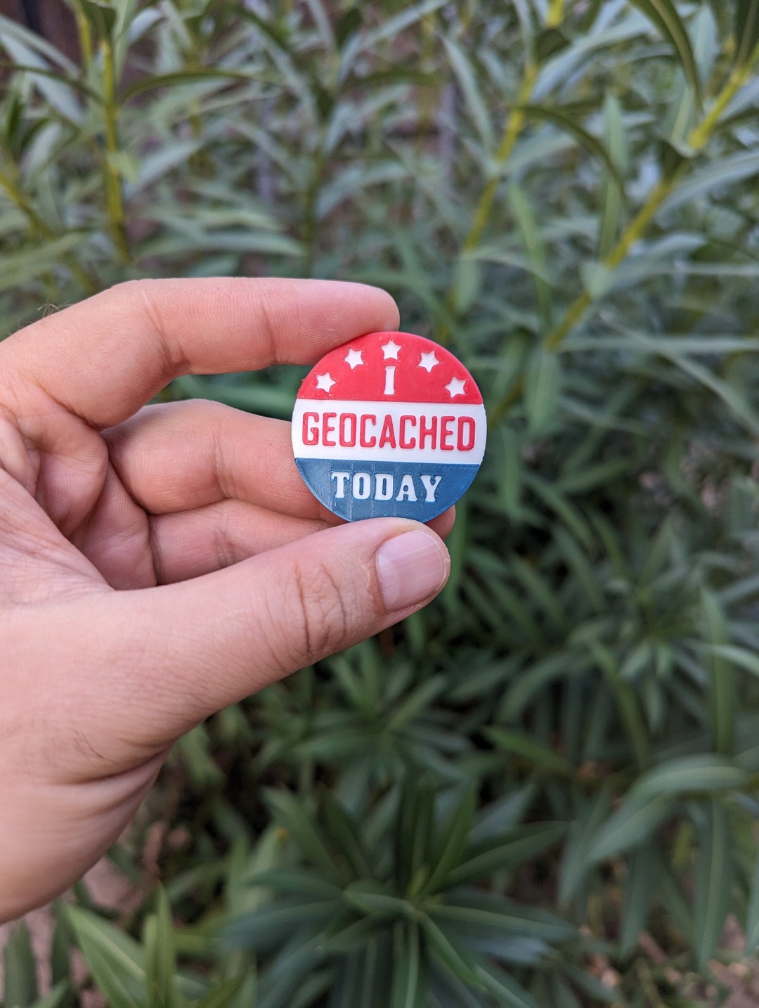 I Geocached Today Geocaching Token Swag Item - Etsy