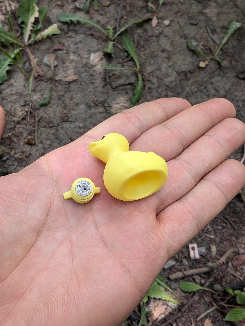 Ducky Micro or Nano Geocache - 3d Printed Geocaching Container With Log ...