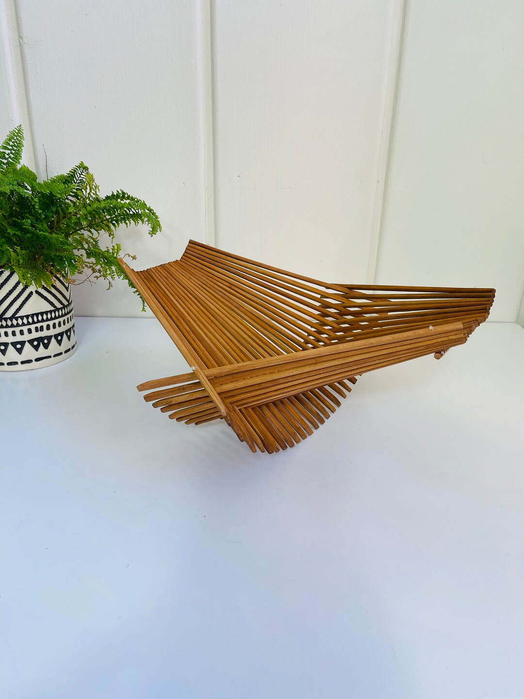 Mid Century Folding Chopstick Bowl - Etsy
