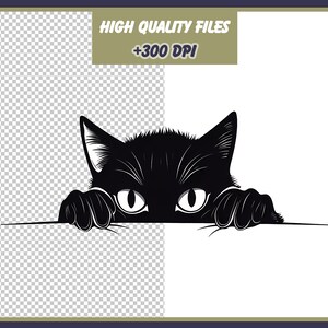 100 Peeking Cat Clipart, A Great Work Printable, Kittens Clipart ...