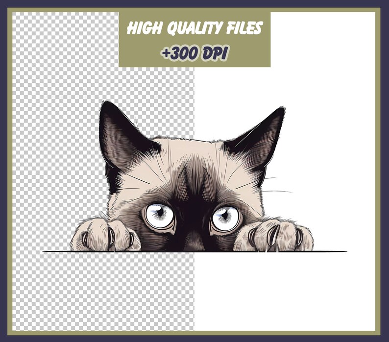 100 Peeking Cat Clipart, A Great Work Printable, Kittens Clipart ...