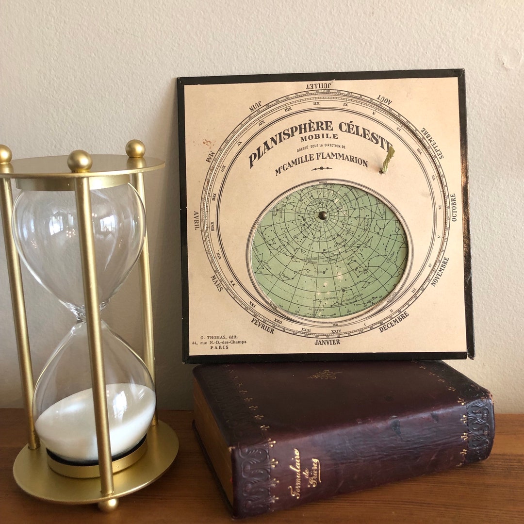 Celestial Map of the Vintage Mobile Sky, Planisphere by MR Camille ...