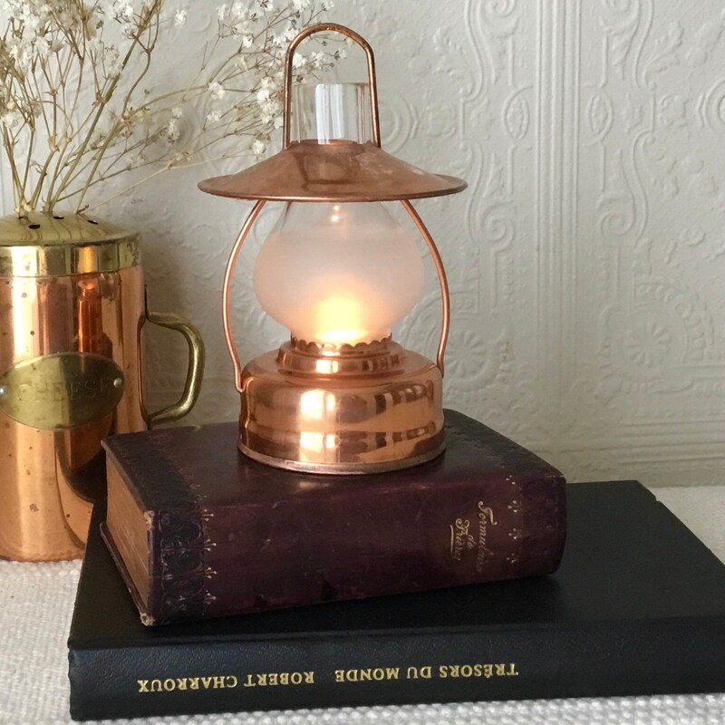 Vintage Battery Lamp - Etsy