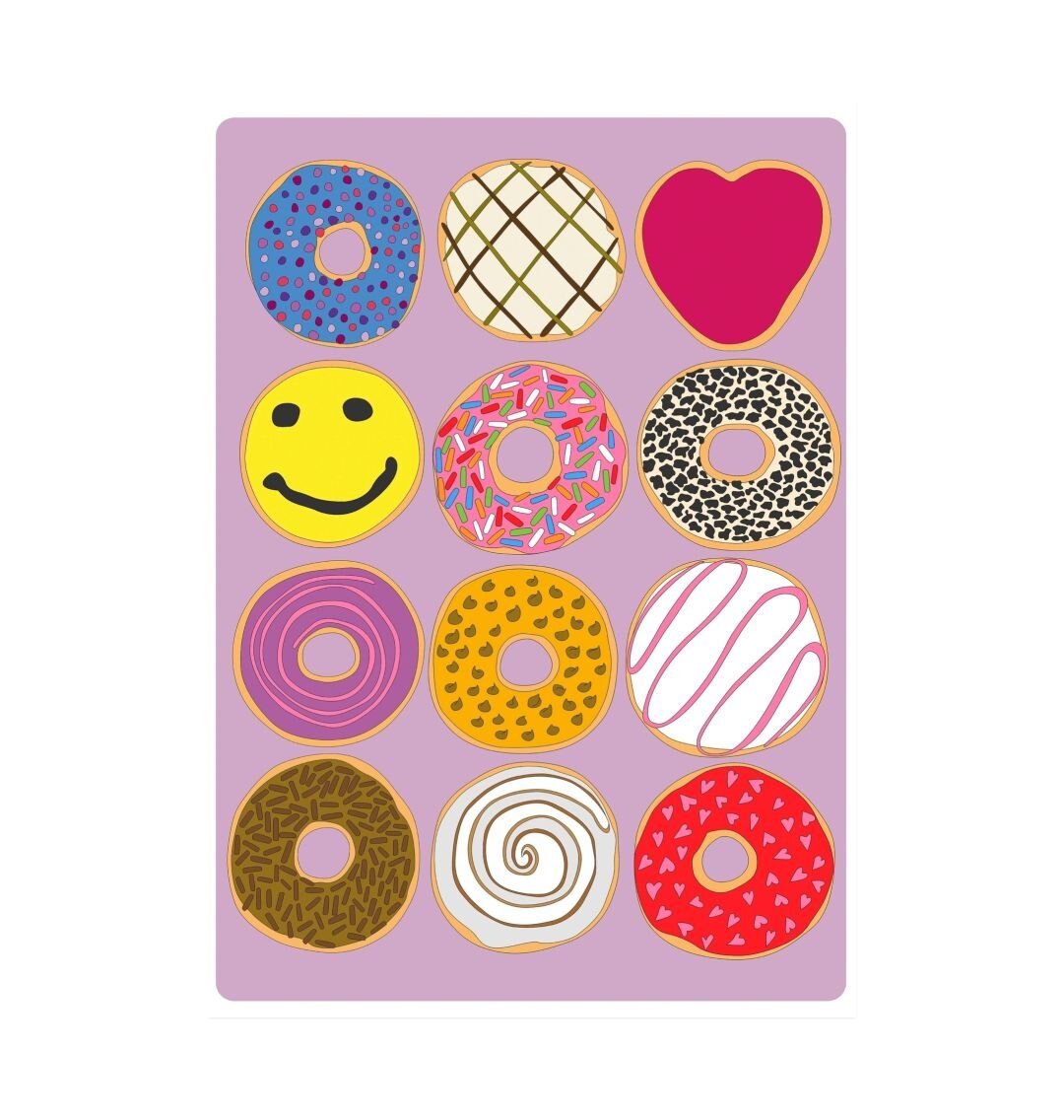 Doughnut Art Print - Etsy