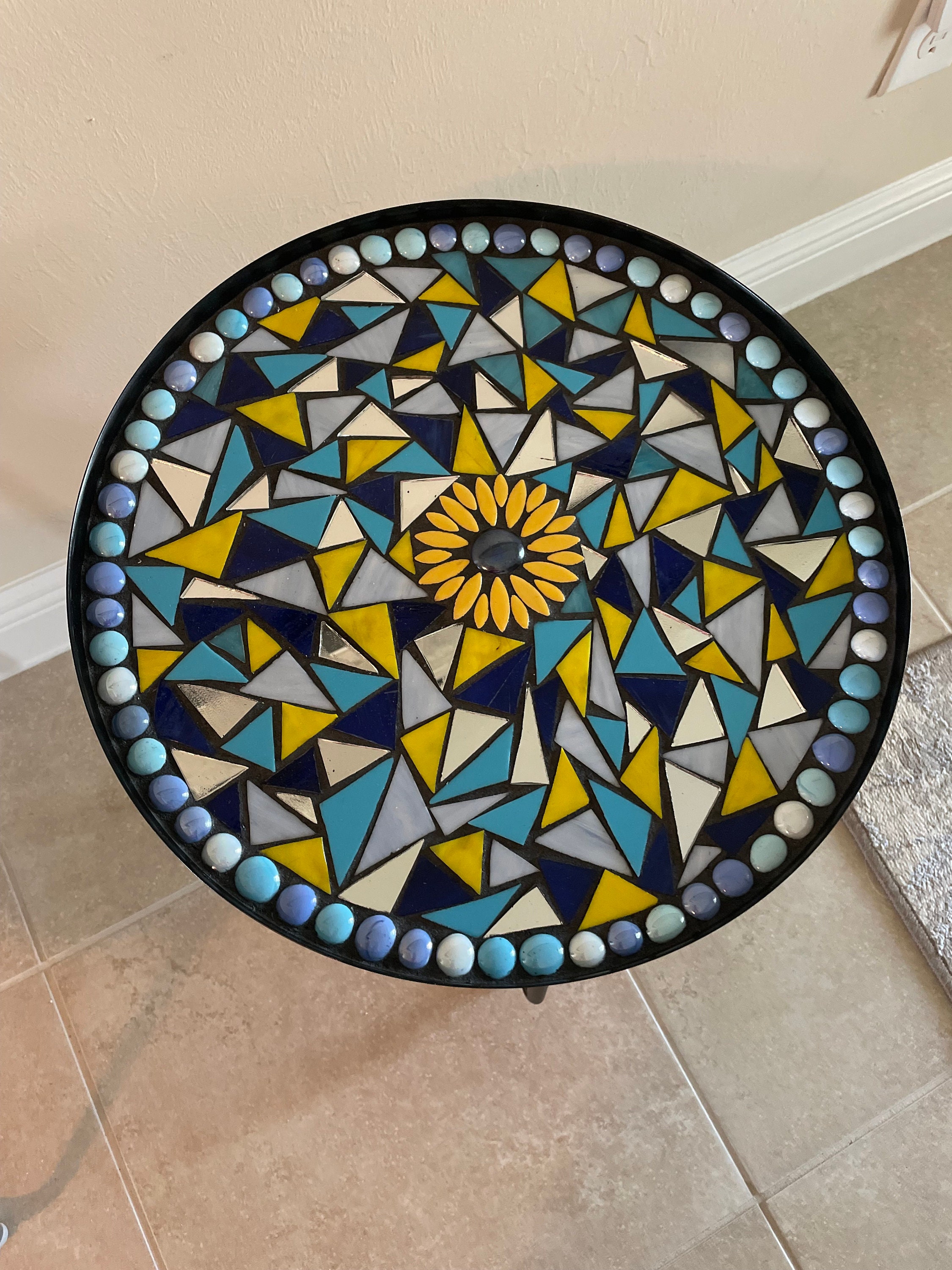 Custom Mosaic Table - Etsy