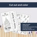 Printable Color Your Own Bookmarks, Christmas Bookmarks, Instant ...