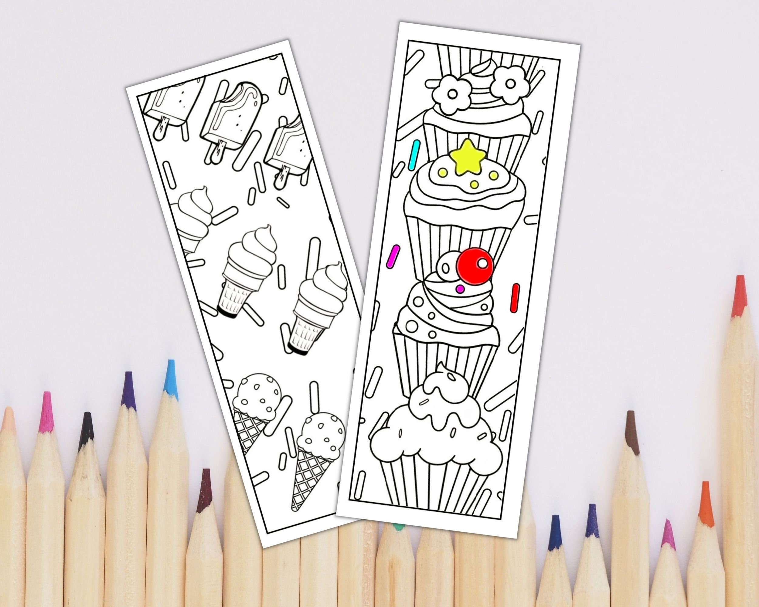 Coloring Bookmarks, Snacks, Bookmarks, Color Your Own, Coloring ...