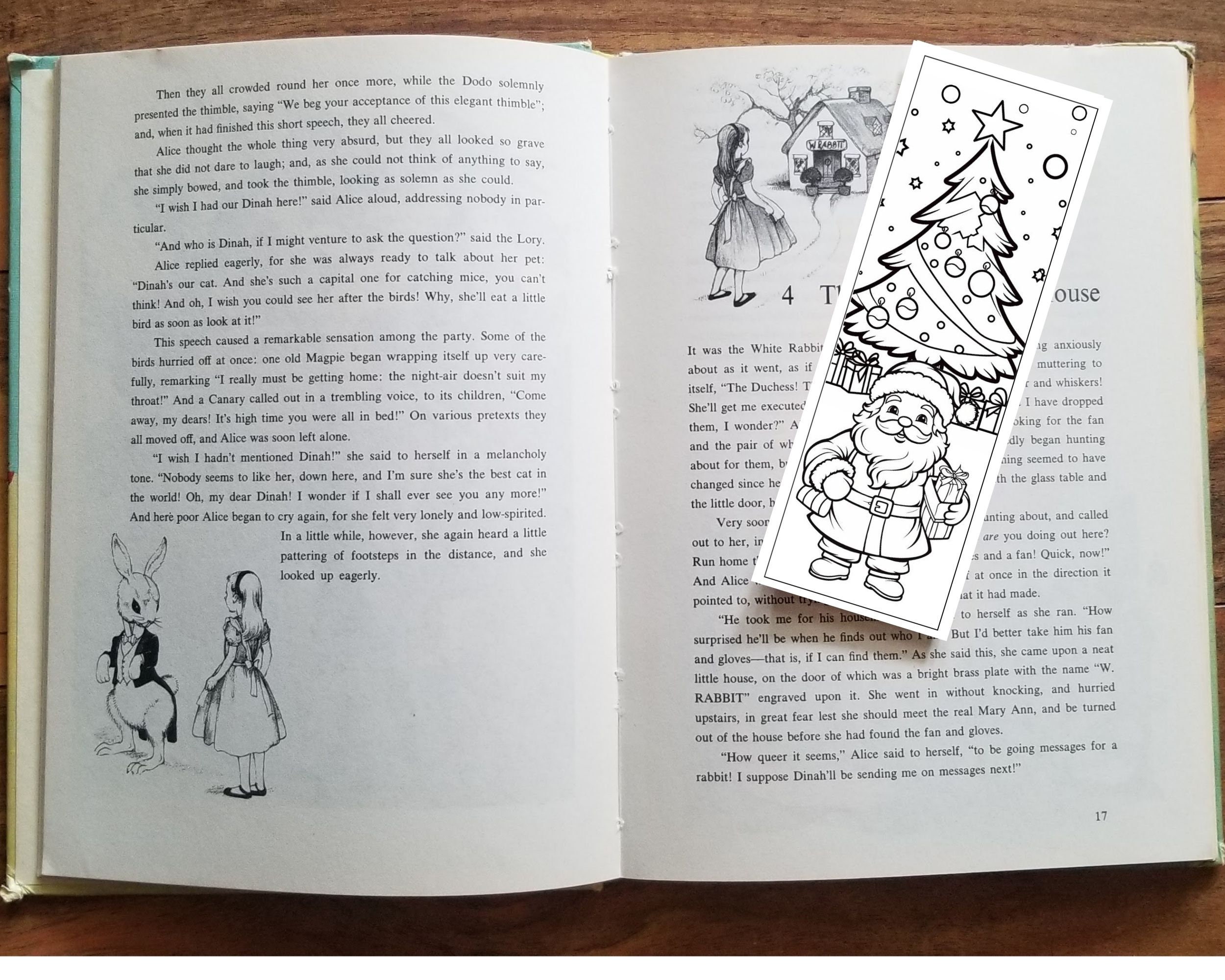 Printable Color Your Own Bookmarks, Christmas Bookmarks, Instant ...