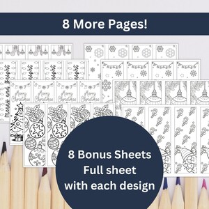 Printable Color Your Own Bookmarks, Christmas Bookmarks, Instant ...