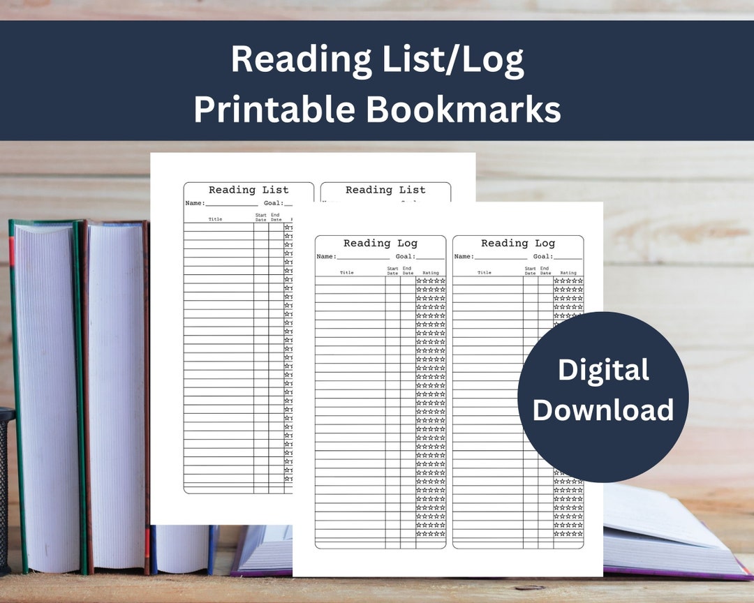 Library Card Bookmarks, Printable Bookmarks, Digital Download, Reading ...