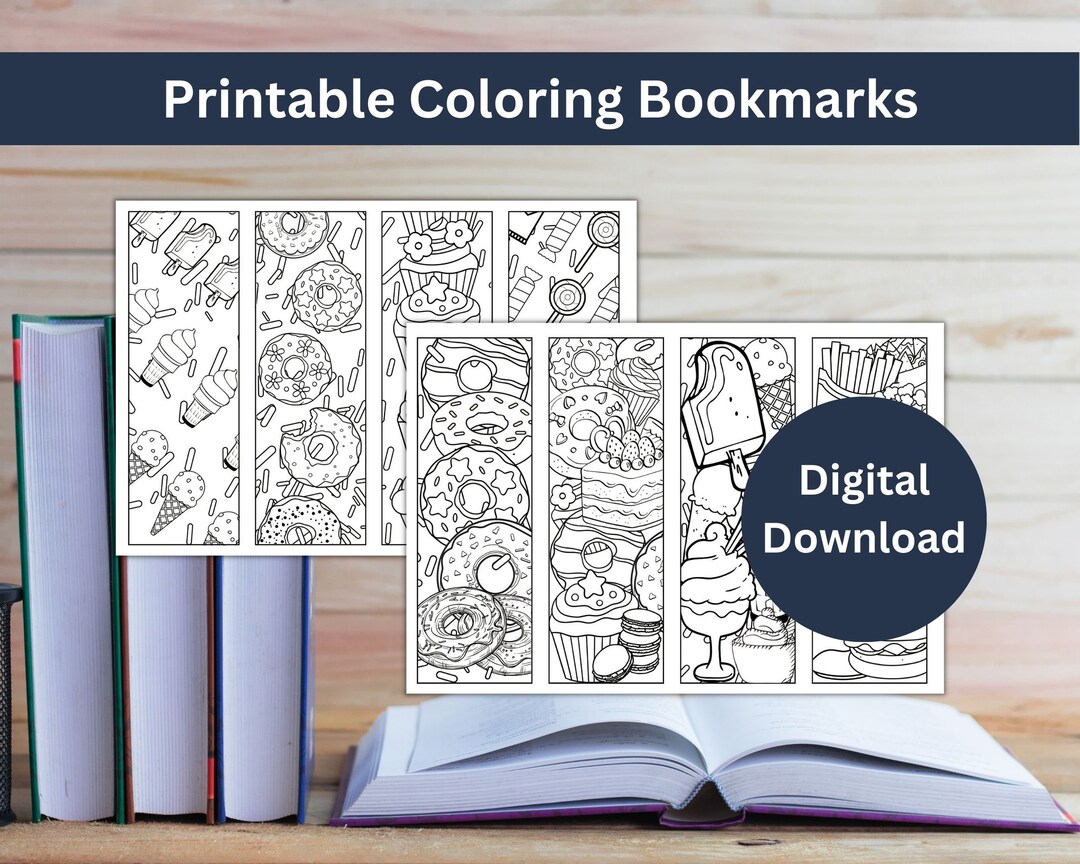 Coloring Bookmarks, Snacks, Bookmarks, Color Your Own, Coloring ...