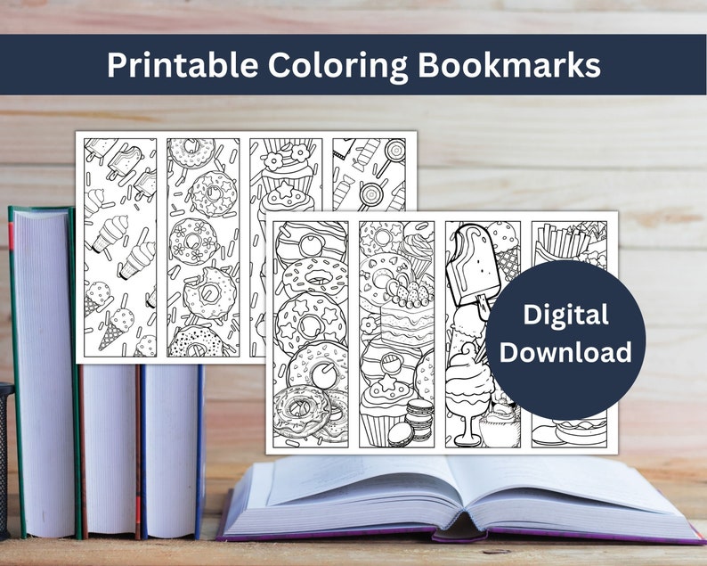Coloring Bookmarks, Snacks, Bookmarks, Color Your Own, Coloring ...