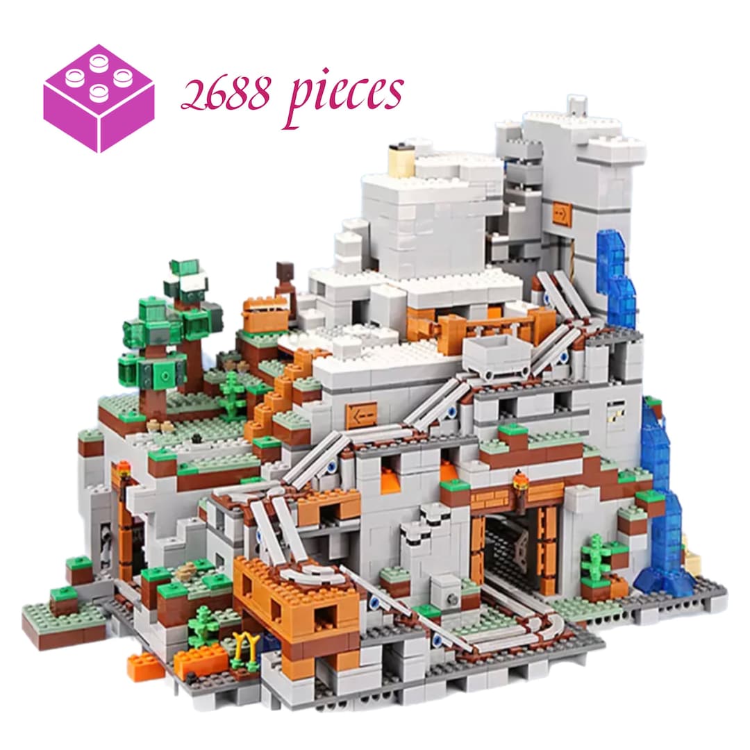 The Mountain Cave Minecraft Engineering Educational Building Blocks ...