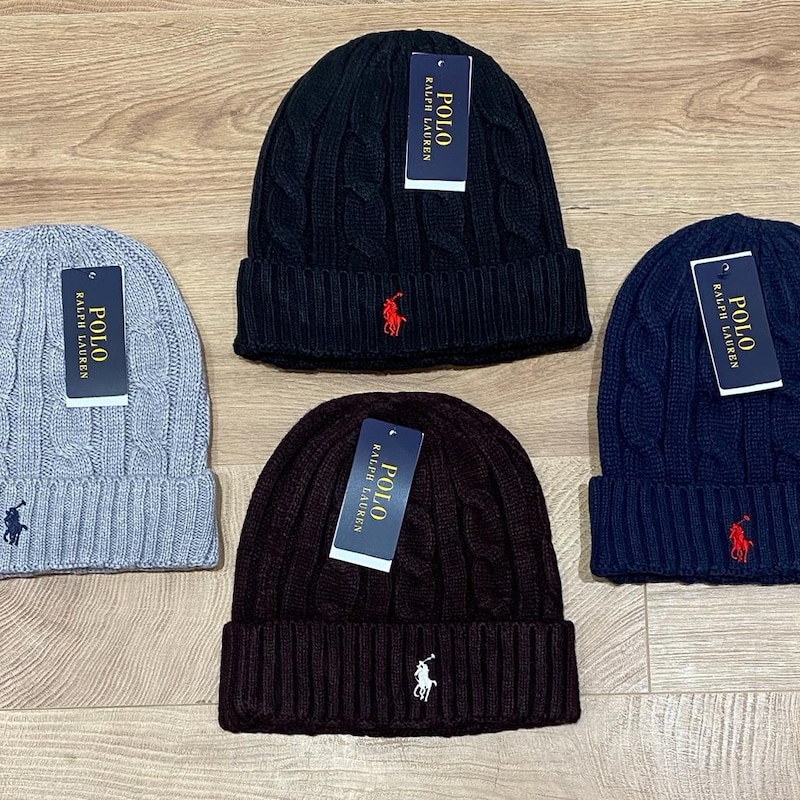Polo Beanie Men - Etsy UK