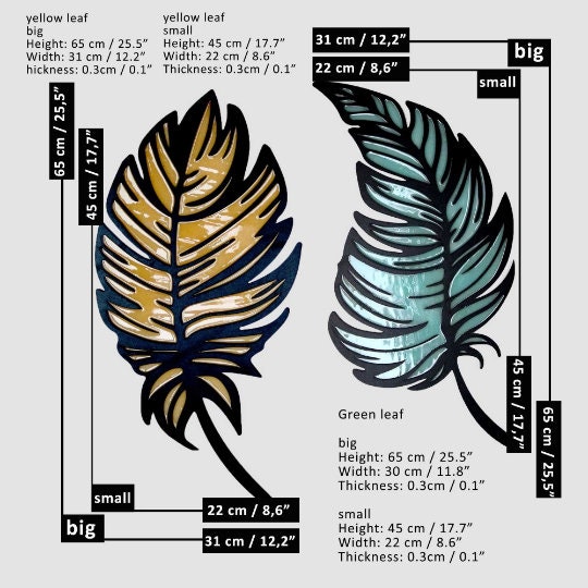 Leaf Pattern Wall Decor, Wooden Leaf Decor, Lighting Leaf Lamb, LED ...