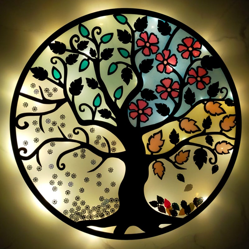 Tree of Life Night Light - Etsy