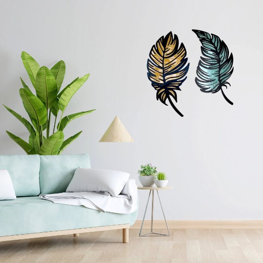 Leaf Pattern Wall Decor, Wooden Leaf Decor, Lighting Leaf Lamb, LED ...