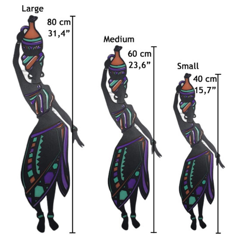 Walking Women LED Lamb, Bohemian Wall Decor, Door Hanging Lighting ...