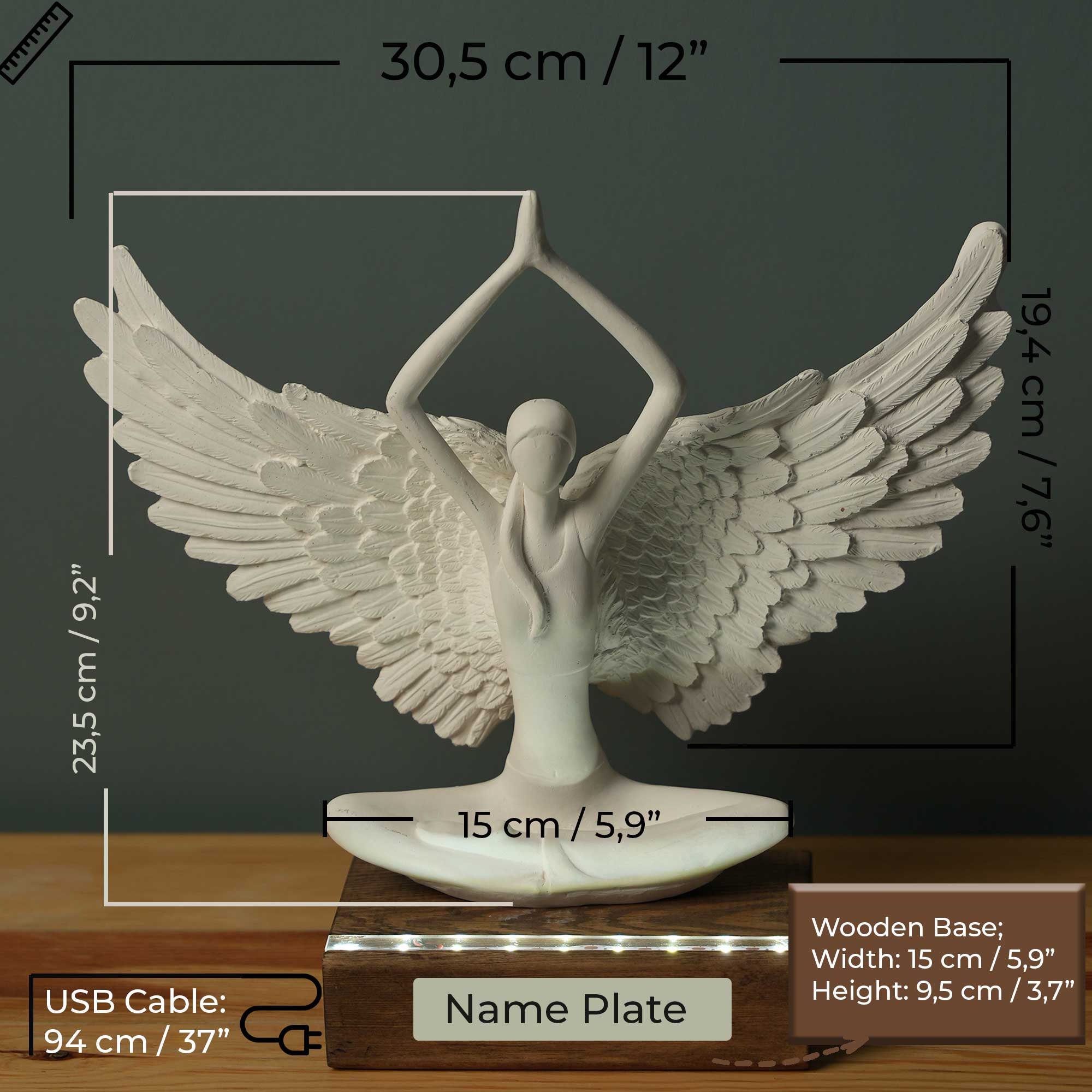 Angel Wings Night Light,bring Nature Indoors With This Artisanal Tree ...