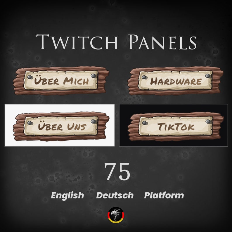 Quest Board Twitch Panels English Deutsch German Platform for Streamer ...