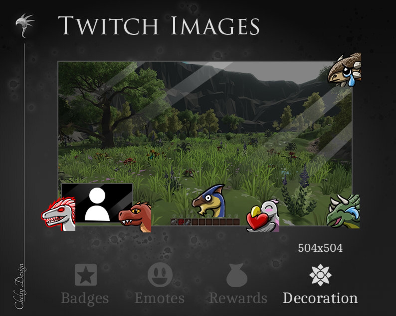 ARK ASA Dino Emotes | for Twitch Discord | as Badges Emotes Decoration ...