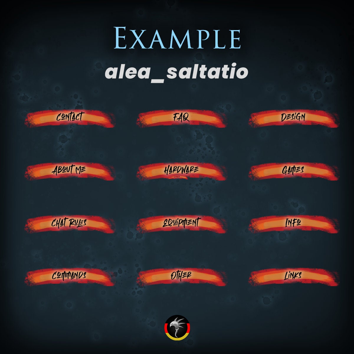 Custom Twitch Panels Design - Etsy