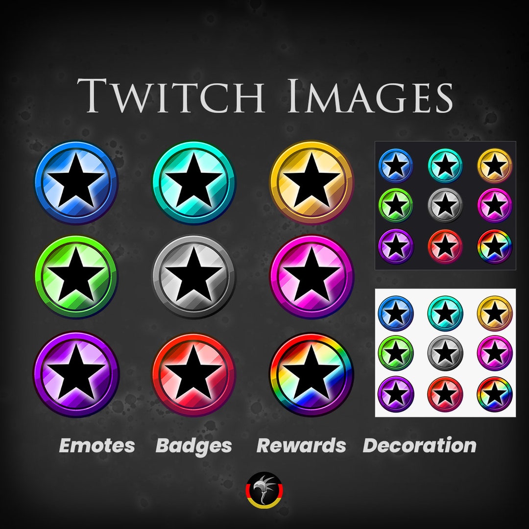 Star Coins | for Twitch Discord | as Badges Emotes Decoration Reward - Etsy