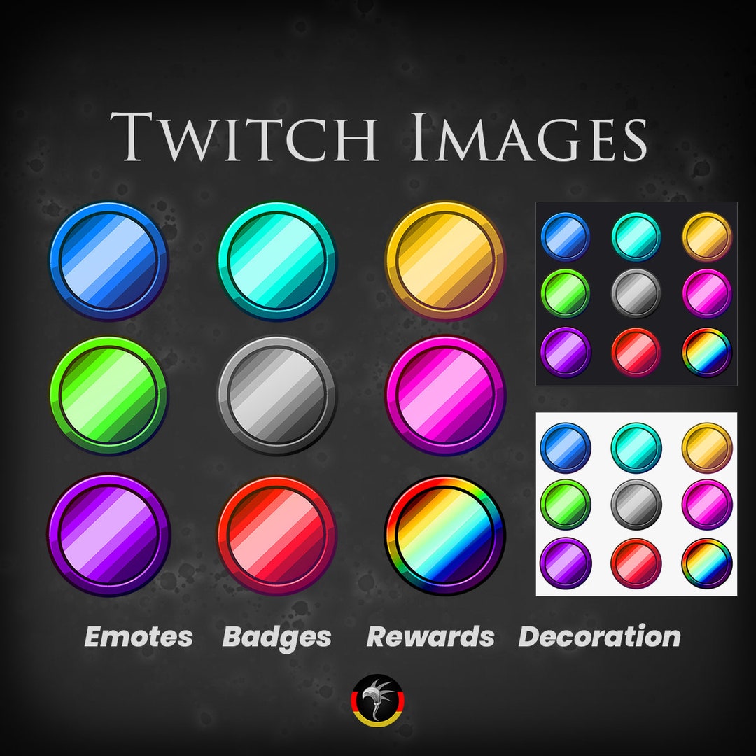 Blank Coins | for Twitch Discord | as Badges Emotes Decoration Reward ...