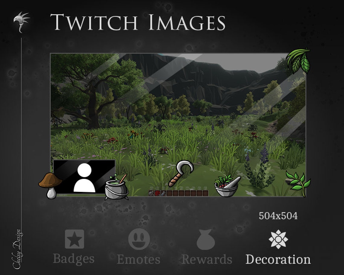Alchemy Druid Item Images | for Twitch Discord | as Badges Emotes ...
