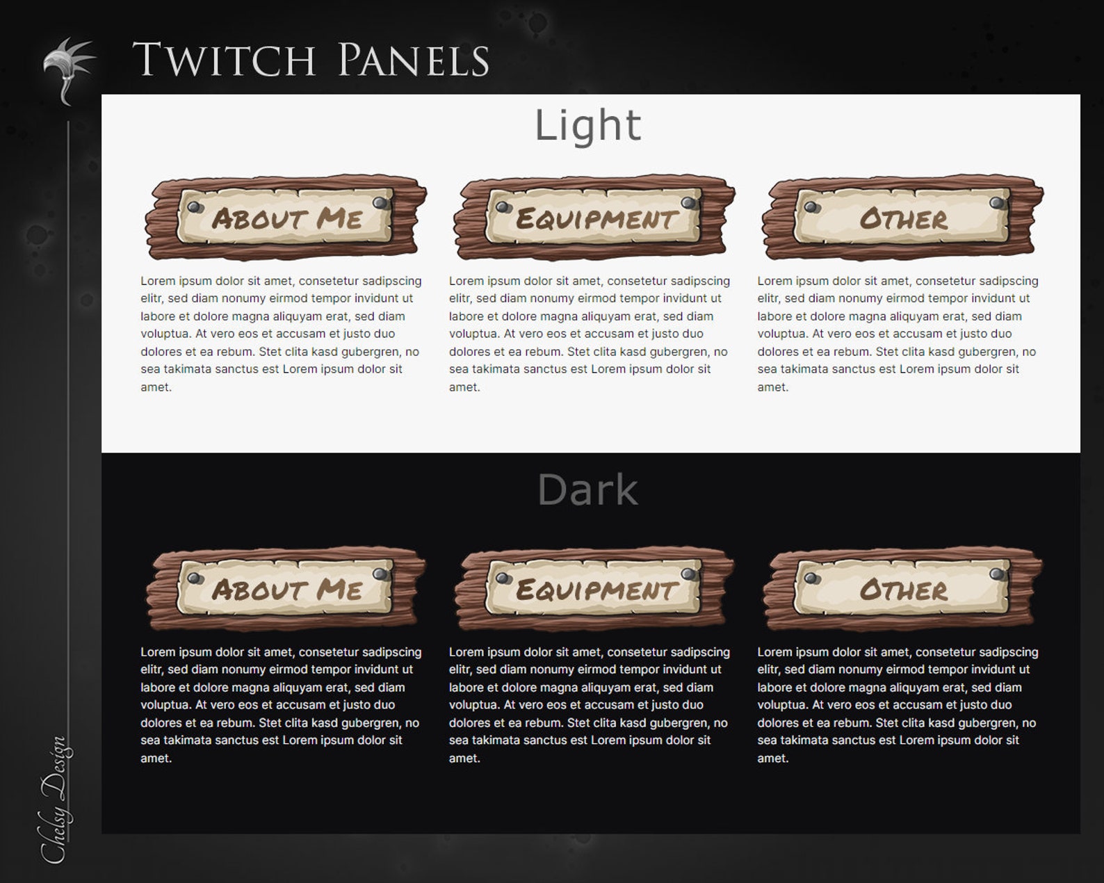 Quest Board Twitch Panels | English Platform | for Streamer - Etsy