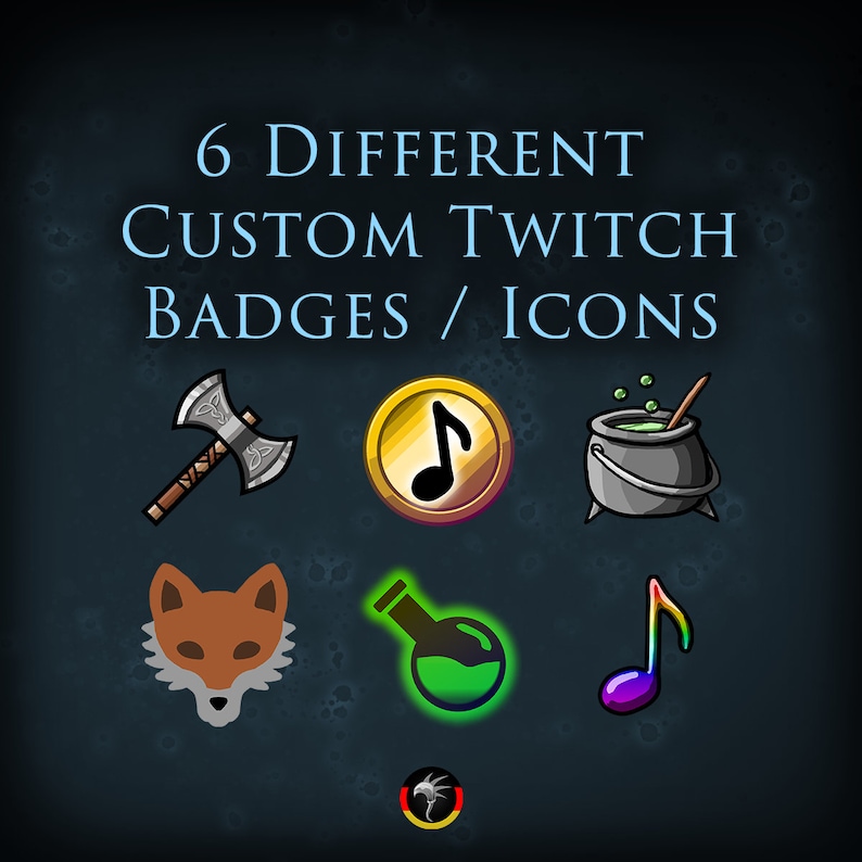 6 Different Custom Twitch Badges / Icons - Etsy Australia