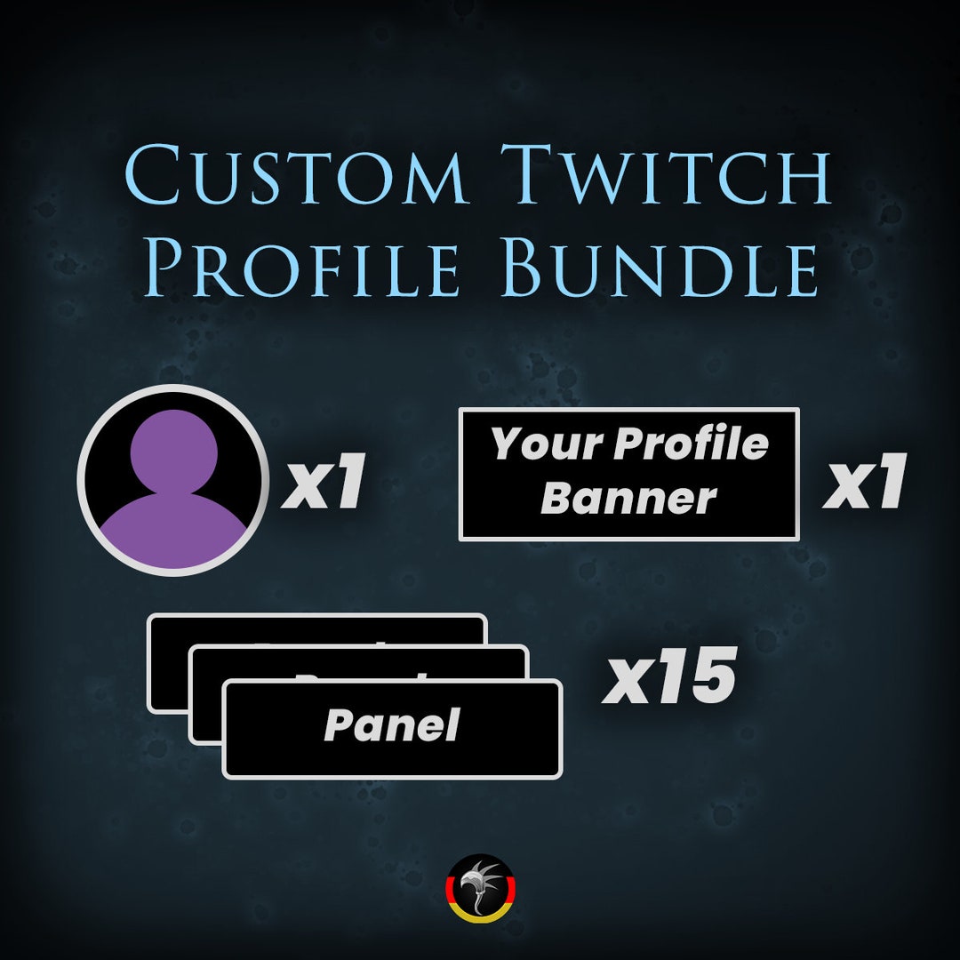 Custom Twitch Profile Bundle - Etsy
