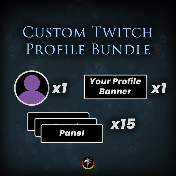 Twitch Profile Bundle - Etsy